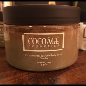 COCOÀGE Cosmetics | Makeup | Cocoge Cocoa Powder 24k Gold Body Scrub ...